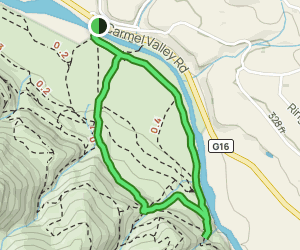 Garland Ranch Waterfall and Siesta Point via Lupine Loop Trail: 850 ...