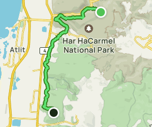 Israel National Trail: Beit Oren to Carmel Beach Forest | Map, Guide ...