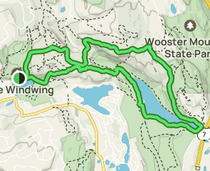 Lake Windwing, Bennett’s Pond and Pine Mountain Loop, Connecticut - 445 ...
