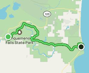 North Country Trail: Tahquamenon Falls to Emerson: 22 Reviews, Map ...