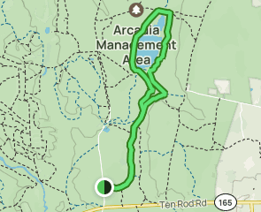 Breakheart Pond via Frosty Hollow Road and Hicks Trail, Rhode Island ...