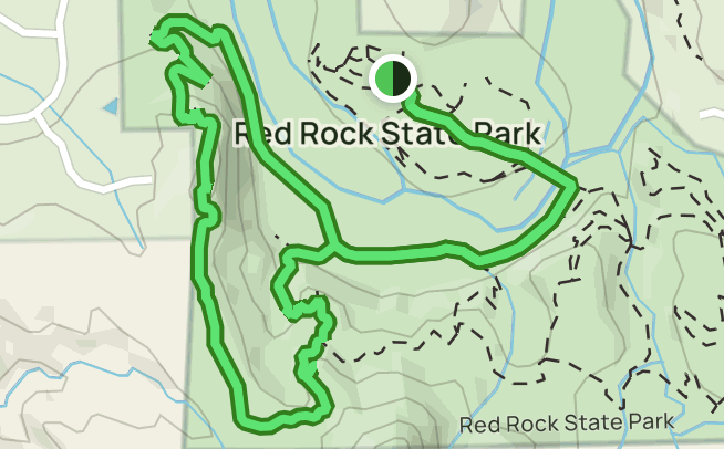 Red Rock State Park Map