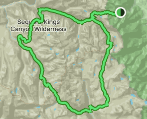 Kearsarge and Forester Pass Loop via Colby Pass and High Sierra Trail ...