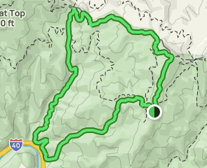 Rube Rock, Appalachian Trail, and Groundhog Creek Loop, North Carolina ...
