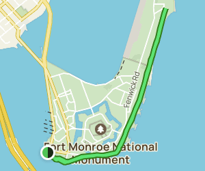 Fort Monroe Seawall Trail: 336 Reviews, Map - Virginia | AllTrails