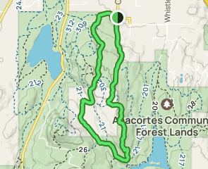 Little Round Top and Sugar Cube Loop via Trail #300, #202, and #302 ...