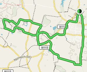 Mulbarton, Bracon Ash and Hethel Circular: 4 Reviews, Map - Norfolk ...