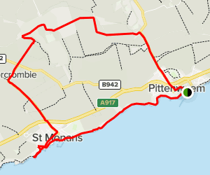 Pittenweem, St Monans, and Abercrombie Circular | Mapa, Roteiro - Fife ...