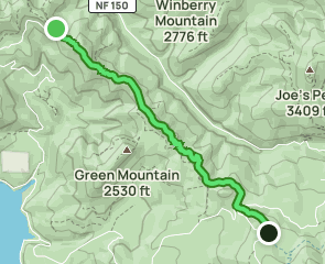 Eugene to Crest Trail #3559 - School Creek Road to Tire Mountain ...
