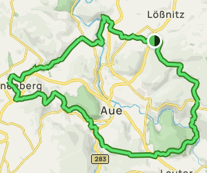 Rund um Aue: Niederlößnitz - Bad Schlema: 1 Reviews, Map - Saxony ...