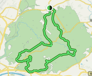 Dresden Heath between Langebrueck and Weisser Hirsch | Mapa, Roteiro ...