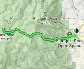 Ormes Peak via Blodgett Open Space, Colorado - 151 Reviews, Map | AllTrails