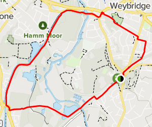 Weybridge Locks and Levels via River Wey Navigation Path - Surrey ...