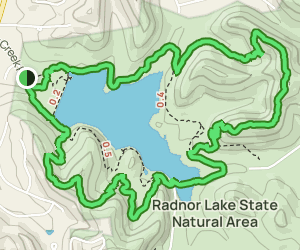 Radnor Lake: Ganier Ridge And South Cove Trail: 1235 Reviews, Map ...