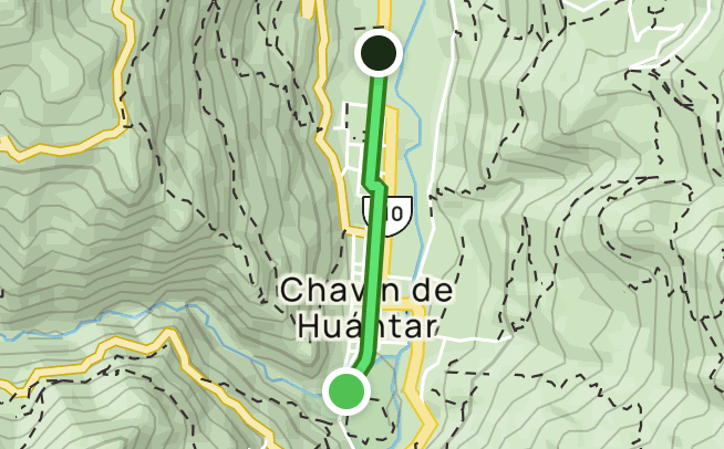 Chavin De Huantar Map