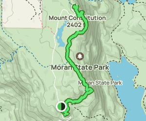 Mount Constitution from Little Summit: 229 Reviews, Map - Washington ...