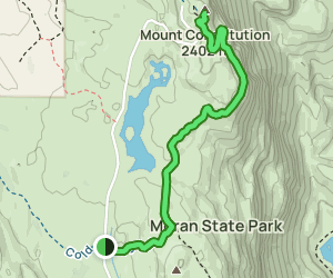 Mount Constitution via Cold Springs and Little Summit Trail: 107 ...