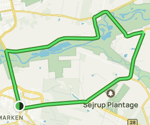 Skjern Å - Sjørup Plantage: 0 Reviews, Map - Central Denmark, Denmark ...