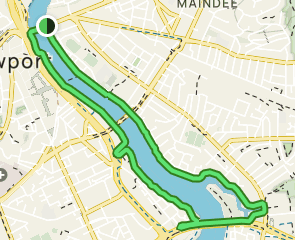 Newport Bridge and City Bridge Circular via River Usk, Newport, Wales ...