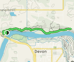 Devonian Trail via River View: 137 Reviews, Map - Alberta, Canada ...