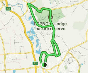 Biggleswade to Jordans Mill to RSPB The Lodge Nature Reserve: 30 ...