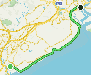 Wales Coast Path: Parc Tredelerch - Newport Transporter Bridge: 83 foto ...