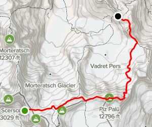 Rifugio Marco e Rosa - Piz Spinas - Diavolezza | Map, Guide - Lombardy ...