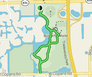 Tradewinds Park and Butterfly World Loop: 130 Reviews, Map - Florida ...