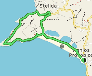 Agios Prokopios beach, chapel and cape Loop: 11 Reviews, Map - Naxos ...