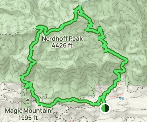 Gridley Trail, Nordhoff Ridge and Pratt Trail Loop: 106 Reviews, Map ...