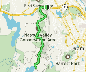 Monoosnoc Ridge Trail from West St Leominster to Haynes Reservoir : 146 ...
