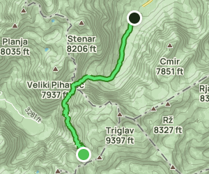 Via Alpina Purple Trail, Segment 1: Dolič - Vratih: 5 Reviews, Map ...