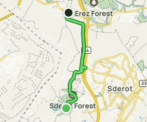 Sderot Forest to Erez via Givat Kobi Lookout: 0 Reviews, Map - Southern ...