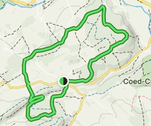 Rudry Common, Coed Coesau-whips, and Coed Cefn-pwll-du | Map, Guide ...