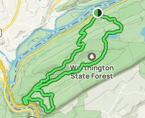 Garvey Springs, Appalachian, Dunnfield, Blue, Red, and Douglas Trail ...