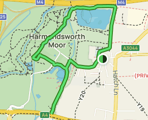 Saxon Lake and Harmondsworth Moor Circular, London, England - 15 ...