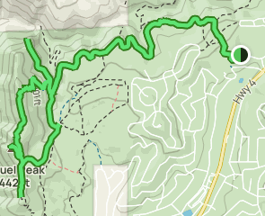 San Antonio Falls, Top of the World, Manuel Peak via Arnold Rim Trail ...