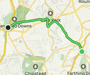 London Loop: Section 6 - Coulsdon South to Banstead Downs, 77 Fotos ...