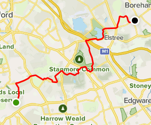 London Loop: Section 15 - Hatch End to Elstree - London, England ...