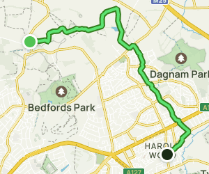 London Loop: Section 21 - Havering-atte-Bower to Harold Wood, 11 Photos ...