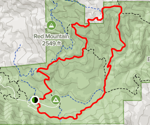 Bald Mountain Trail, Red Mountain Trail, and Gray Pine Trail Loop ...