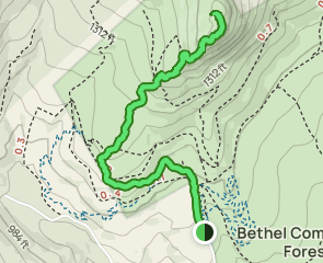 Bethel Community Forest Ridge Summit Trail, Maine - 261 Reviews, Map ...
