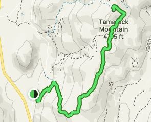 Awesome and SMD to Tamarack Mountain, British Columbia, Canada - Map ...