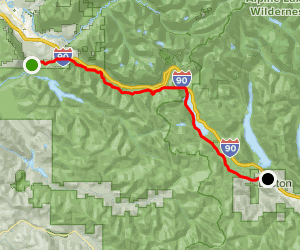 John Wayne Pioneer Trail: North Bend to Lake Easton - Washington ...
