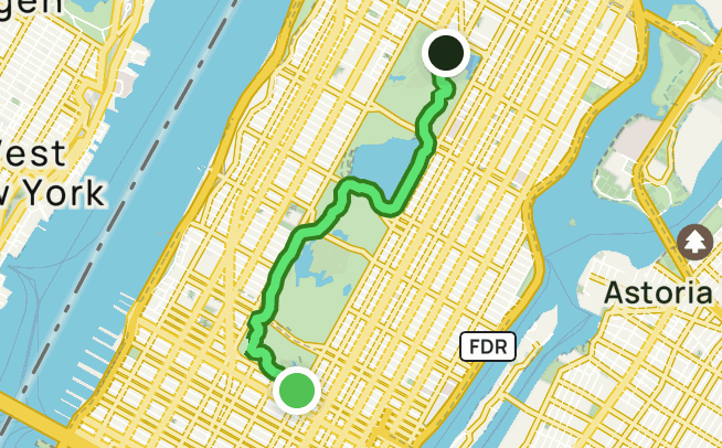 Full Central Park Map