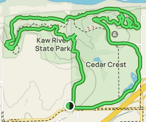 Cedar Crest Yellow and Red Trail: 360 Reviews, Map - Kansas | AllTrails
