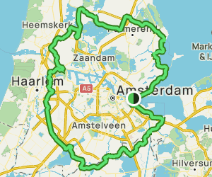 AllTrails | Fietsroute Ronde van de Stelling van Amsterdam 170KM: 0 ...