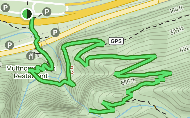Multnomah Falls Location