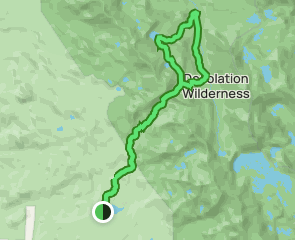 Lake Lois via Rockbound, Rubicon #16E30.2, and Blakely Trail ...