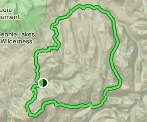 Twin Lakes, Silliman Pass, Deadman Canyon, High Sierra, and Alta Loop ...